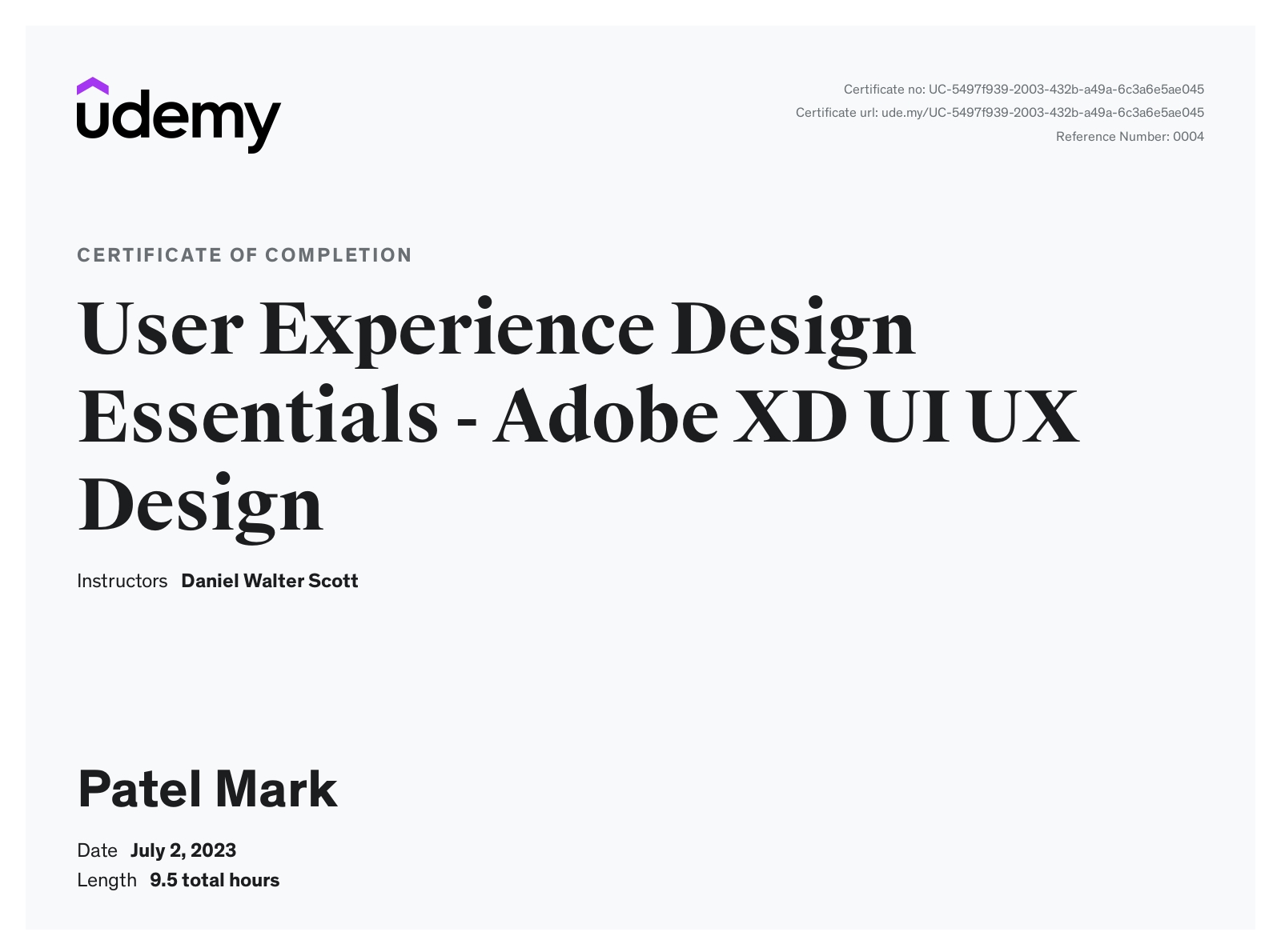 Mark Patel - UI/UX Developer & Frontend Developer | Portfolio
